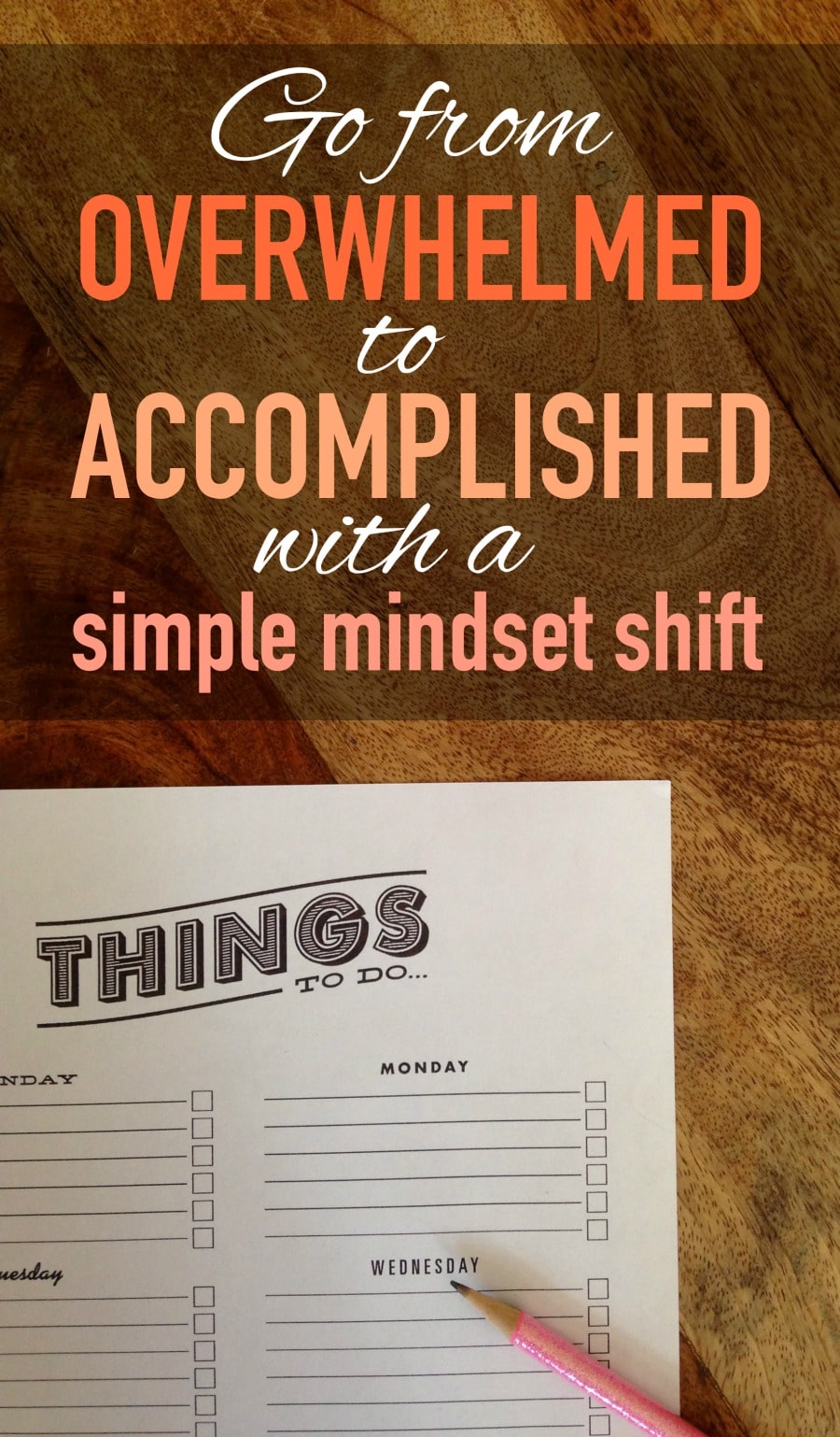 Feeling Overwhelmed? A Simple Mindset Shift Might Help | Good in the Simple