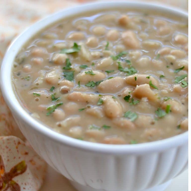 Rosemary and Garlic White Beans | Good in the Simple