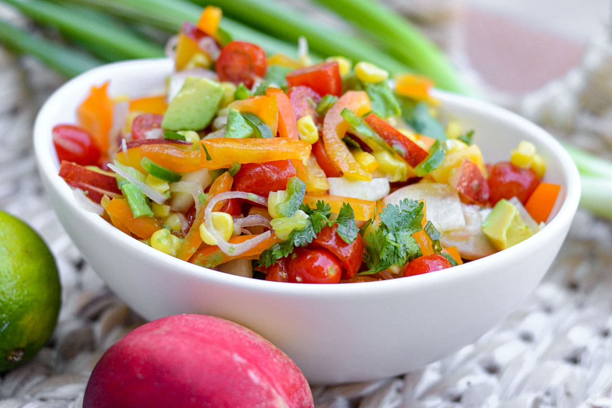 Marinated Vegetable Salad (Vegetable Ceviche) | Good in the Simple